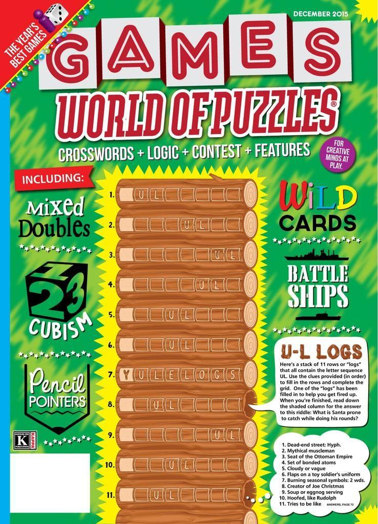 Games World of Puzzles Magazine | TopMags