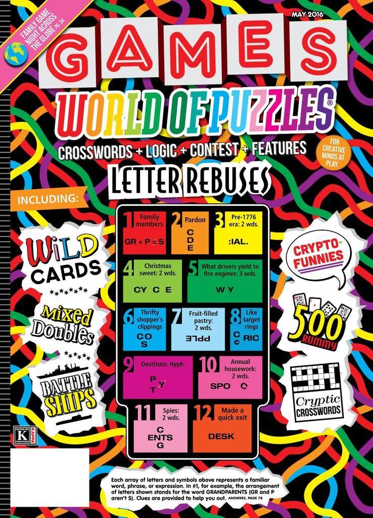 Games World of Puzzles Magazine | TopMags