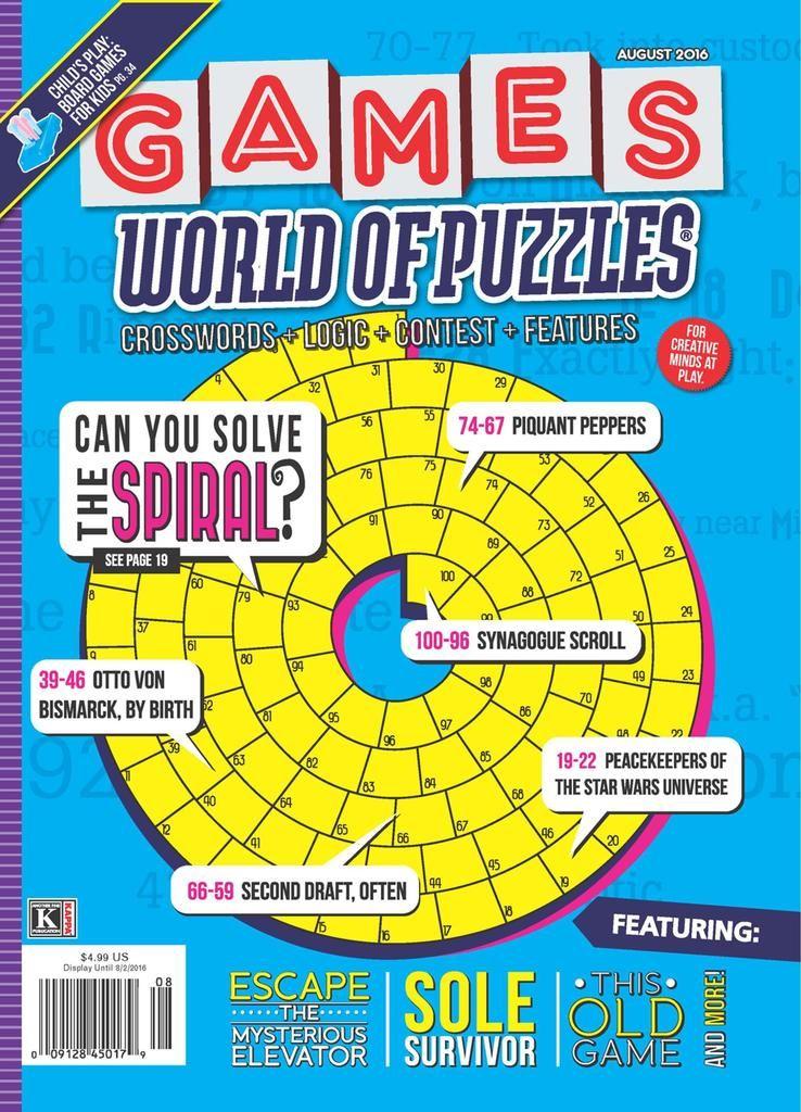 Games World of Puzzles Magazine | TopMags