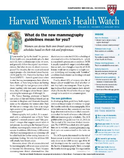 Harvard Womens Health Watch Magazine | TopMags