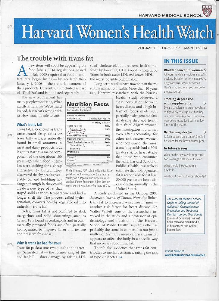 Harvard Womens Health Watch Magazine | TopMags
