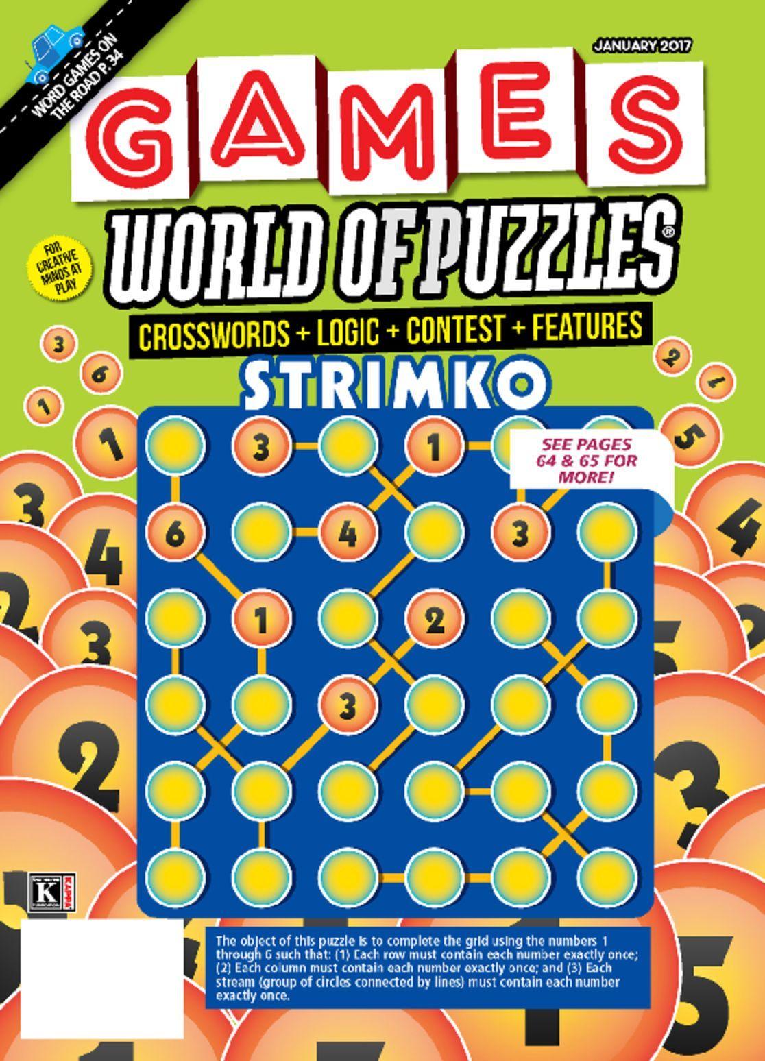 Games World of Puzzles Magazine | TopMags