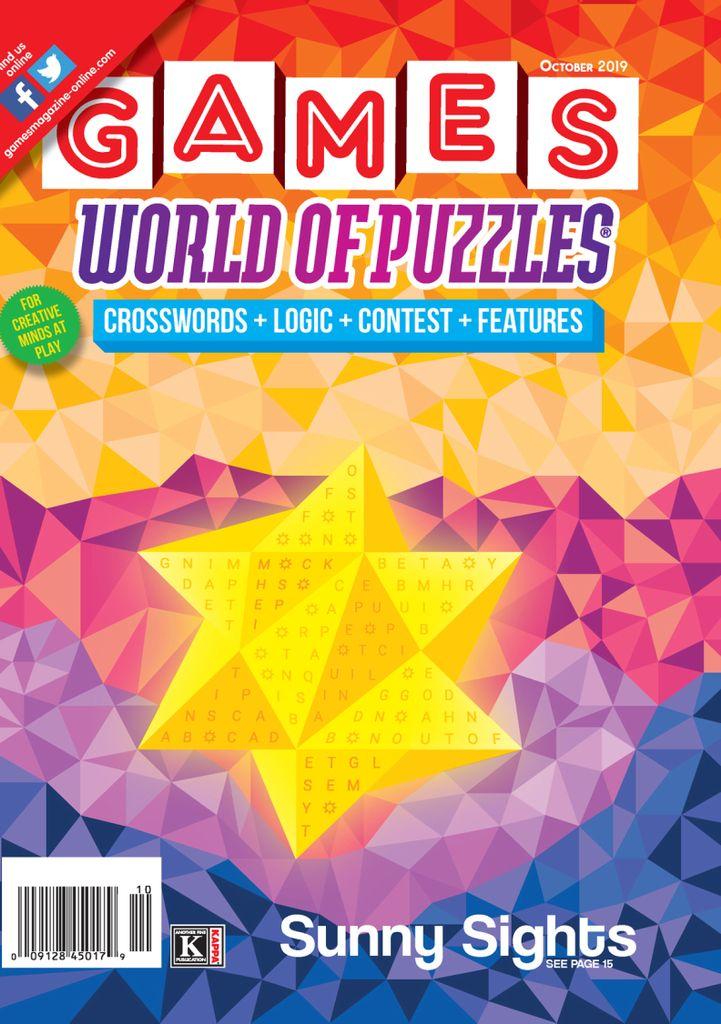 Games World of Puzzles Magazine | TopMags