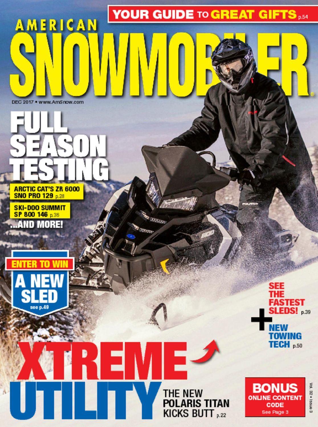 American Snowmobiler Magazine | TopMags