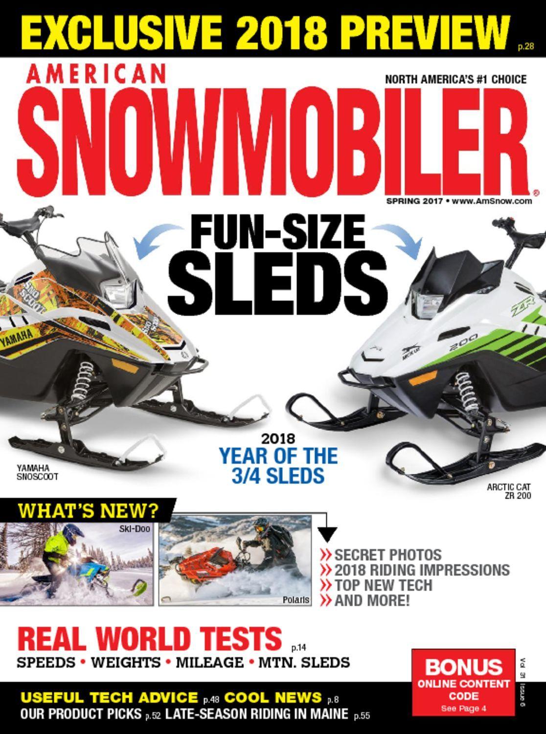 American Snowmobiler Magazine | TopMags